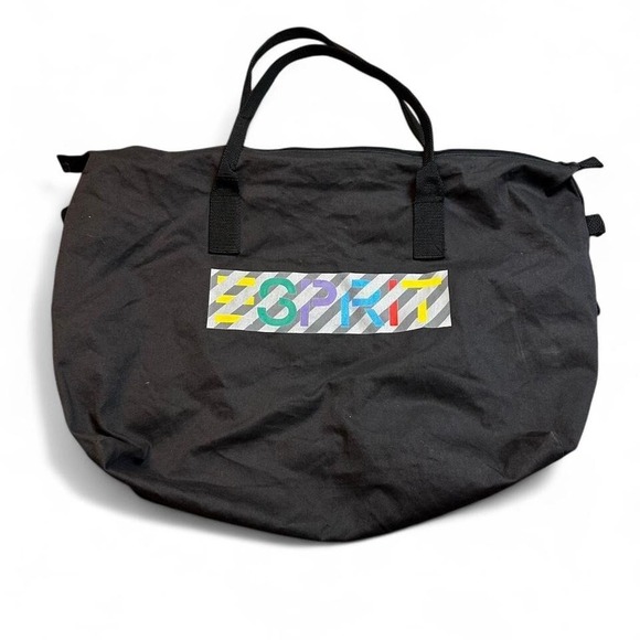 Esprit | Bags | Vintage Esprit Black 99s Canvas Iconic Carryall Tote ...